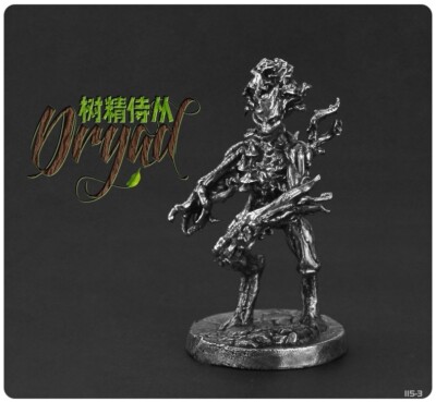 Forest Guardia Dryad Attendant Metal Miniatures Dungeons & Dragons War ...