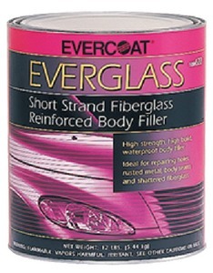 Evercoat 632 EVERGLASS Fiberglass Reinforced Auto Body Filler Quart for ...