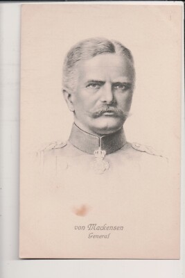 Vintage Postcard General August von Mackensen German Military WWI | eBay