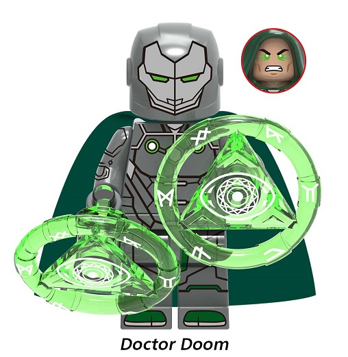 New Mifigure Custom Lego Doctor Doom New Version Character DC Comics ...