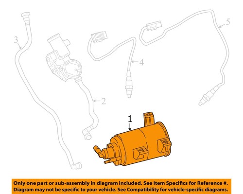 BMW OEM 2018 X3-vapor Canister Fuel Gas Emission 16137459686 for sale ...