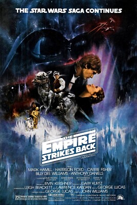 Star Wars: Episode 5 - The Empire Strikes Back Movie Poster | 11x17 ...
