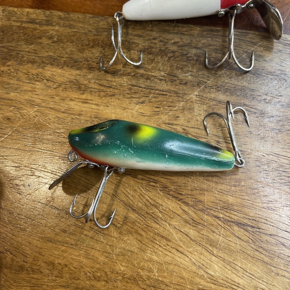 *4* Vintage Crankbait Fishing Lures. Paul Bunyan Weaver. Millsite | eBay