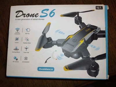 S6 4K Remote-Controlled Drone, Dual Camera, Foldable, Indoor/Outdoor | eBay
