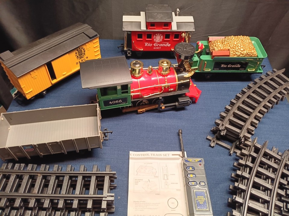 Steam Engine SCIENTIFIC TOYS INC. RIO GRANDE TRAIN SET G-SCALE 4068 w ...