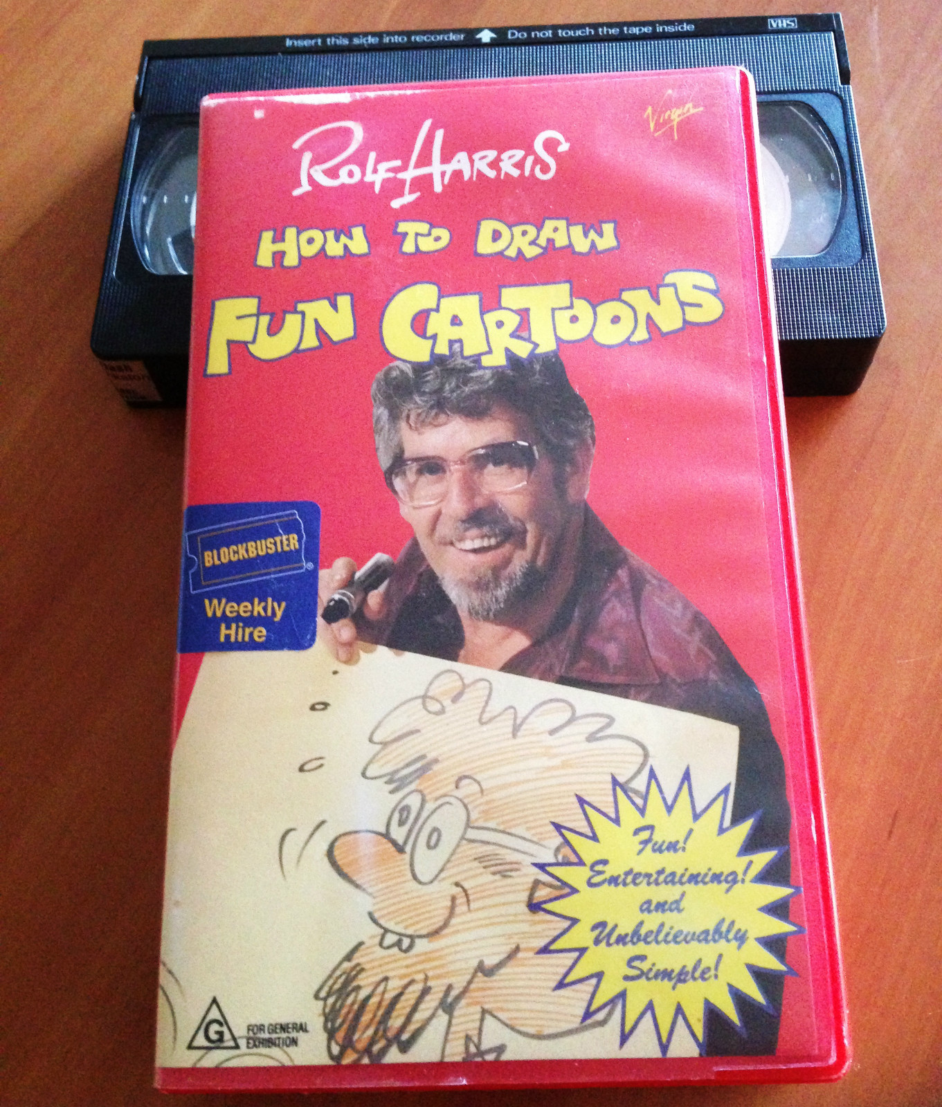 Rolf Harris - How to draw Fun Cartoons - VHS | eBay