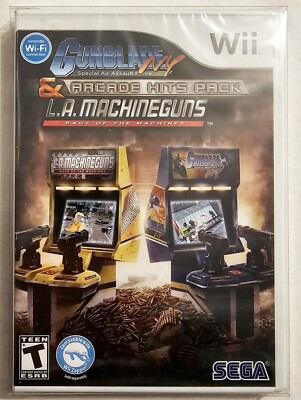 ARCADE HITS PACK GUNBLADE NY & L.A. MACHINE GUNS NINTENDO Wii with ...