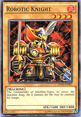 Robotic Knight DEM2-EN007 Yu-Gi-Oh! Light Play Unlimited | eBay
