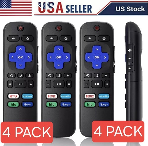 Pack of 4 Replacement Remote Control Only For Roku TV (US Seller) | eBay