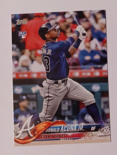 2018 Topps Update Series #250, Ronald Acuna JR. | eBay