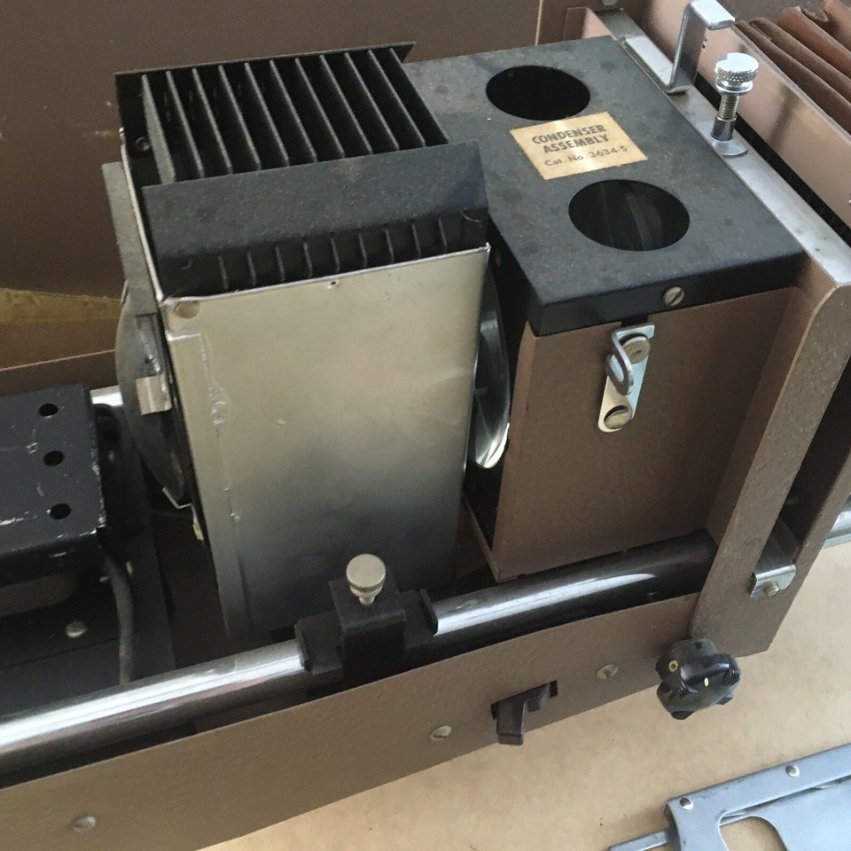 CHARLES BESELER SLIDE KING PROJECTOR 3610 Museum Quality Complete ...