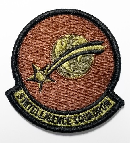 Air Force 3rd Intelligence Squadron Spice Brown Hook Back Patch | eBay