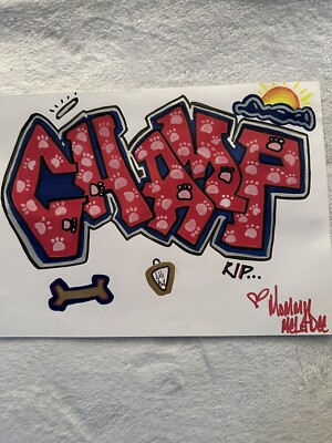 Graffiti Art Sketch “Champ” Original | eBay