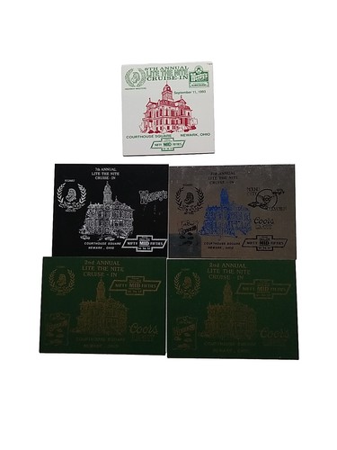 Classic Chevy Club Metal Plaques coors Light & Wendy's Fr 90s Lot Of ...