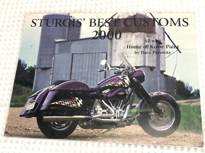 Large 16"X12" 2000 Sturgis Best Customs Color Photo's Calendor By Dave ...