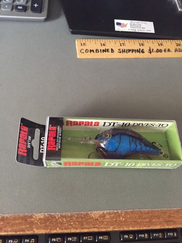 DISCONTINUED COLOR BRUISED RAPALA DT-10 BALSA CRANKBAIT NIP | eBay