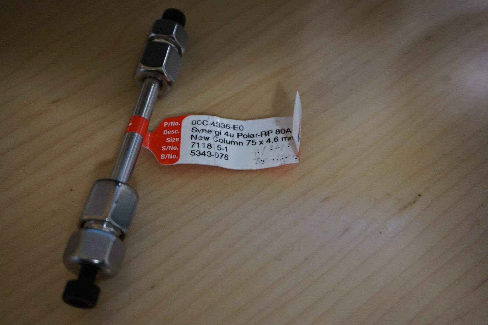 HPLC column Phenomenex Kinetex 2.6 µm Polar C18 100 Å 00C-4336-E0 75x4 ...