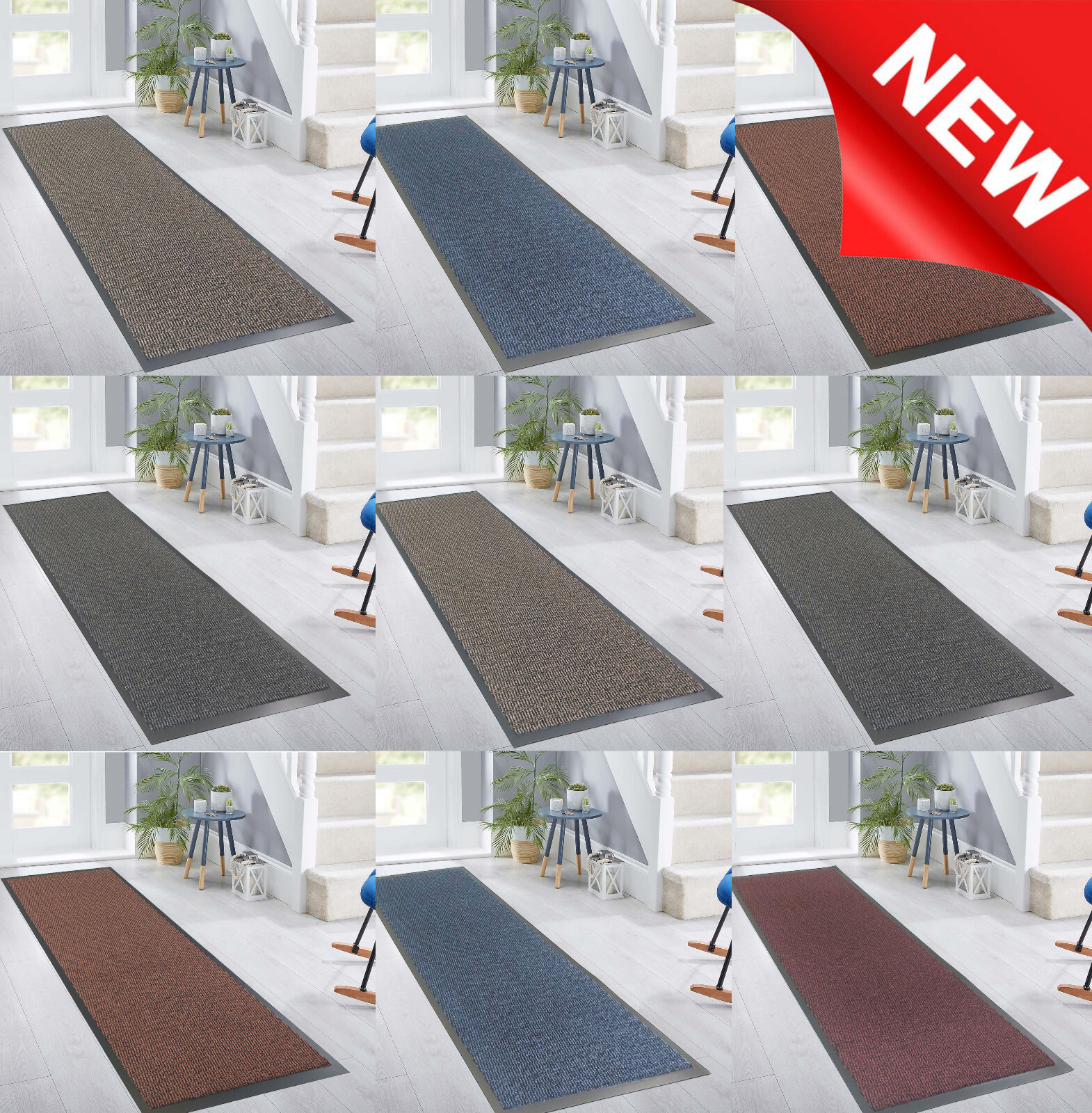 Long Barrier Mats Rugs Extra Wide Non Slip Heavy Duty Rubber Narrow ...