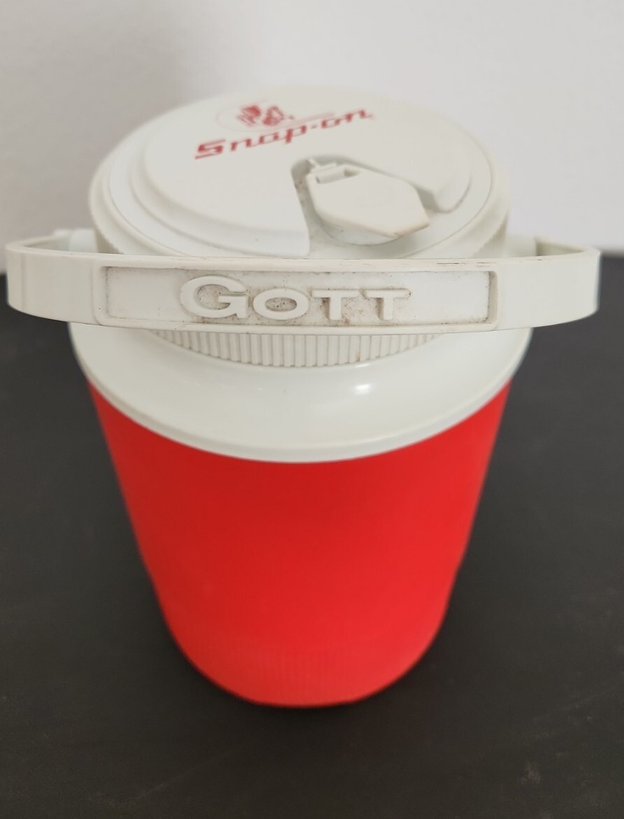 Vintage Snap-On Tools Jug Cooler Gott 1502 1/2 Gallon Snap On Thermos ...
