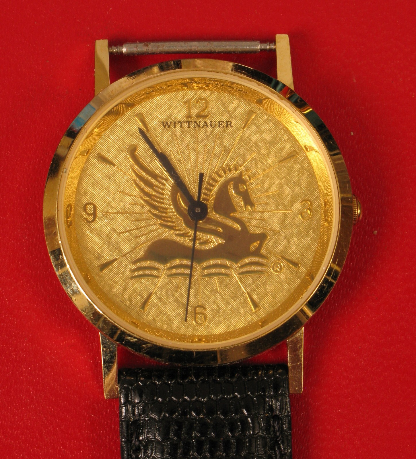 CLASSIC VINTAGE WITTNAUER SEAHORSE PEGASUS WRISTWATCH WATCH NOT WORKING ...