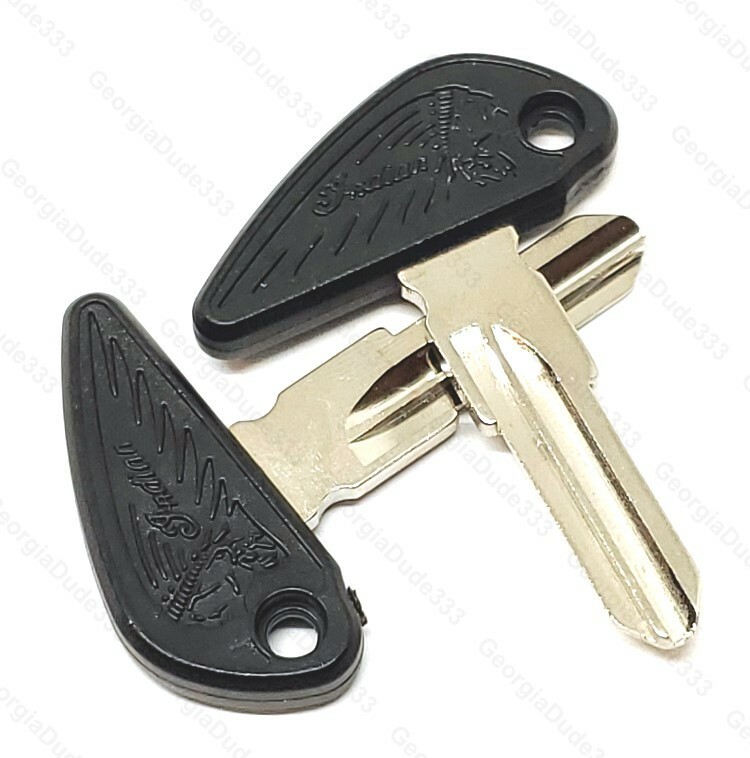 2Pak: Indian Motorcycle Key Blank - Type: Double Sided. Fits: 2015-18 ...