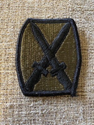 US Army 10th Infantry Division Patch INV4148 | eBay