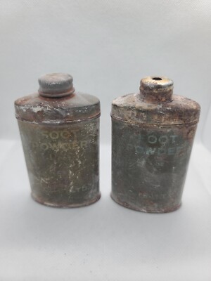 WW2 WWII US Army Military Foot Powder tin with contents | eBay