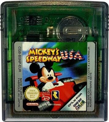 Mickeys Speedway USA - Nintendo Game Boy Gameboy Color Racing Video ...