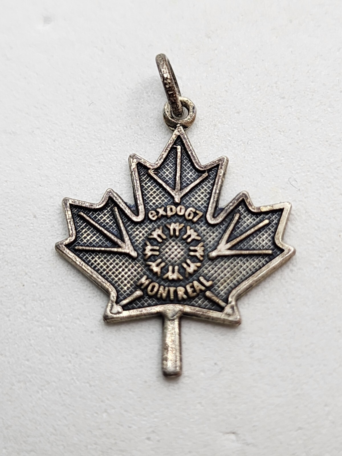 Expo 67 Montreal Canadian Maple Leaf Shape Sterling S… - Gem