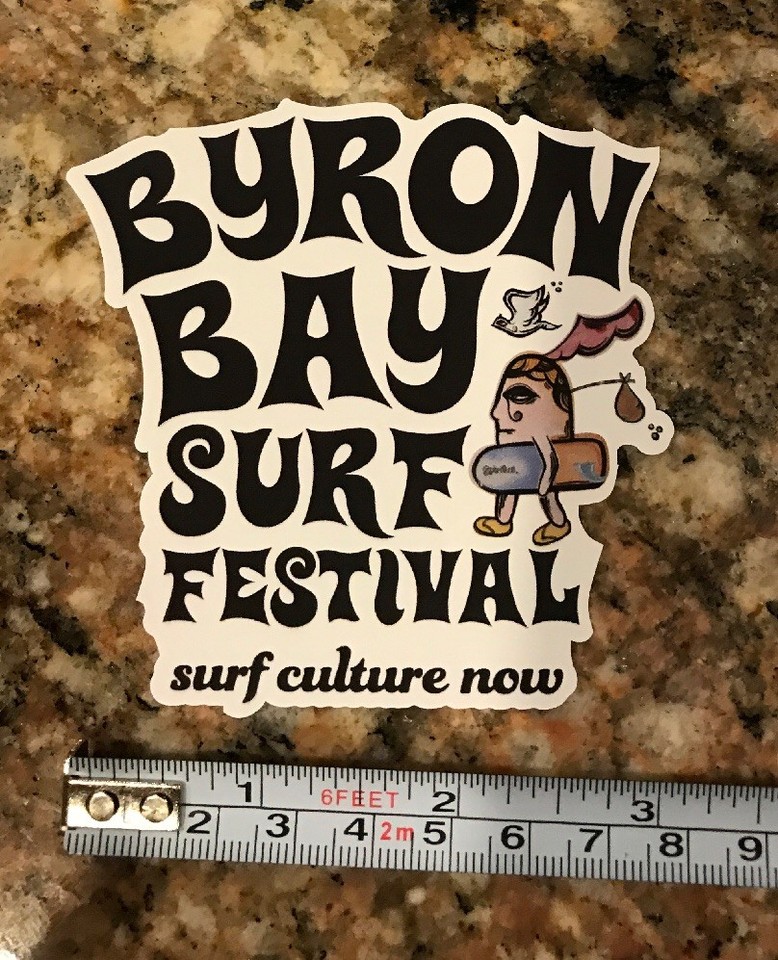 Byron Bay Surf Festival Sticker - Surfing Australia Waves Surf Culture ...