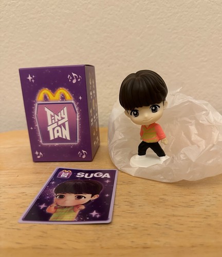 2025 McDonald's X Tiny Tan BTS Suga #3 Figure Throwback Edition Happy Meal Toy | eBay