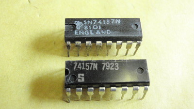4x IC BAUSTEIN 74157 = SN74157N = FLY171 kein China 24577-105/107/108 ...
