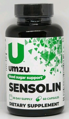 UMZU Sensolin Glucose Balance Supplement 60 Capsules New Sealed Exp. 06 ...