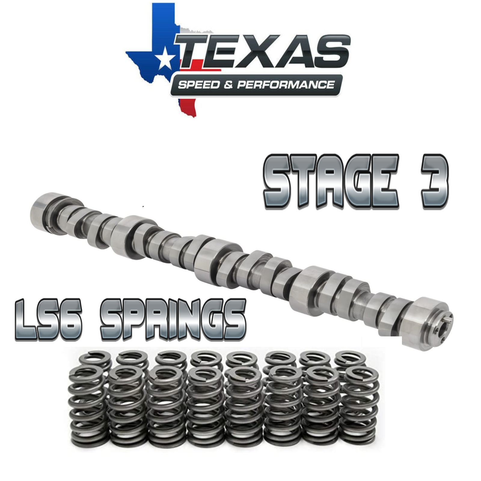 Texas Speed TSP Stage 3 Truck Cam Kit GM LS6 Springs LS 4.8L 5.3L 6.0L ...