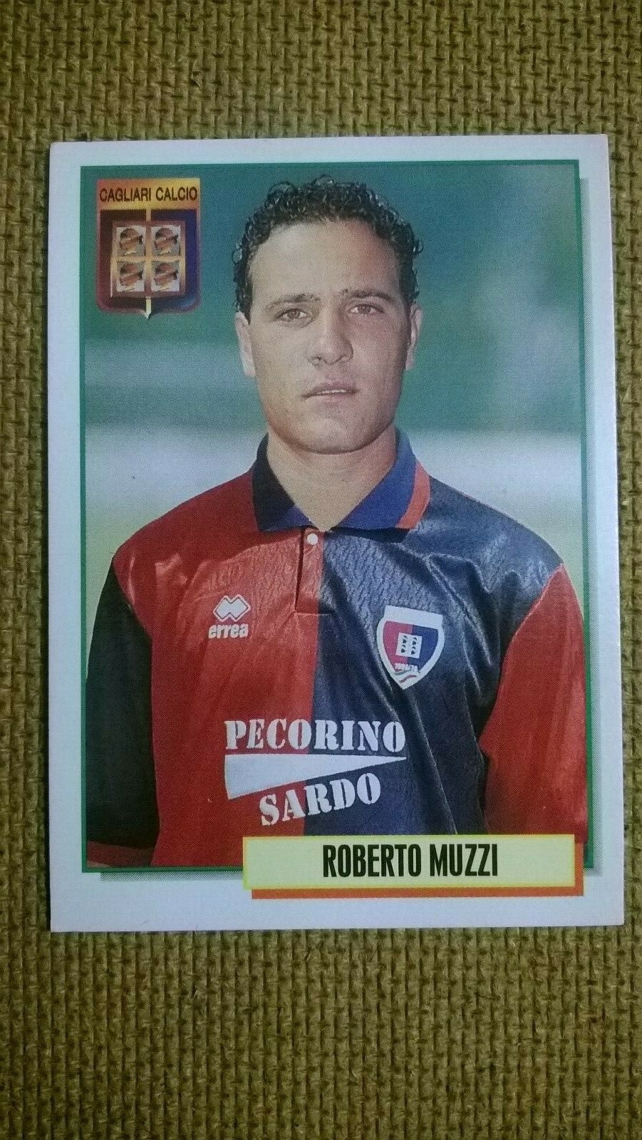 Figurina Calcio 1995 Merlin's Cards Collection - Cagliari - Roberto ...