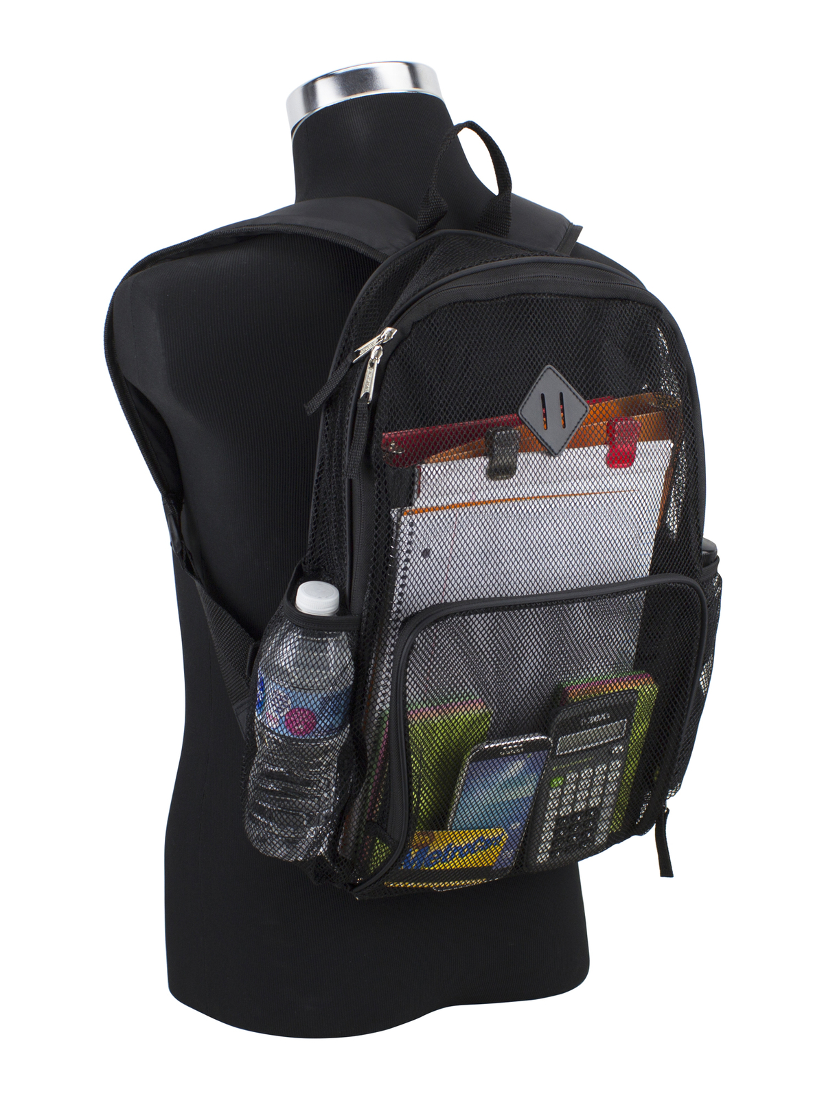 Eastsport Multi-Purpose Mesh Backpack with Front Pocket, Adjustable ...