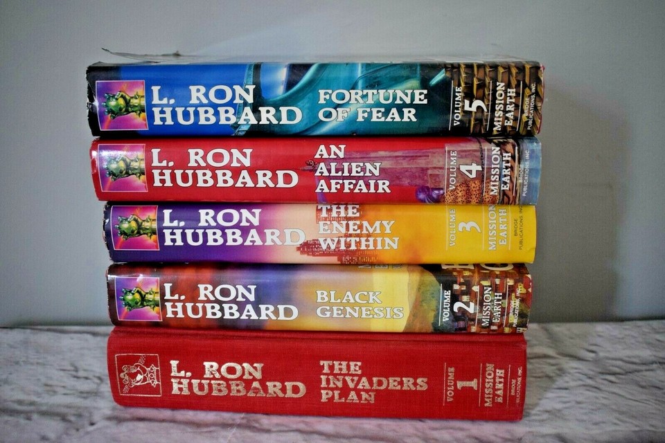 Mission Earth Series L Ron Hubbard Books 1-5 First Ed. Hardcover ...