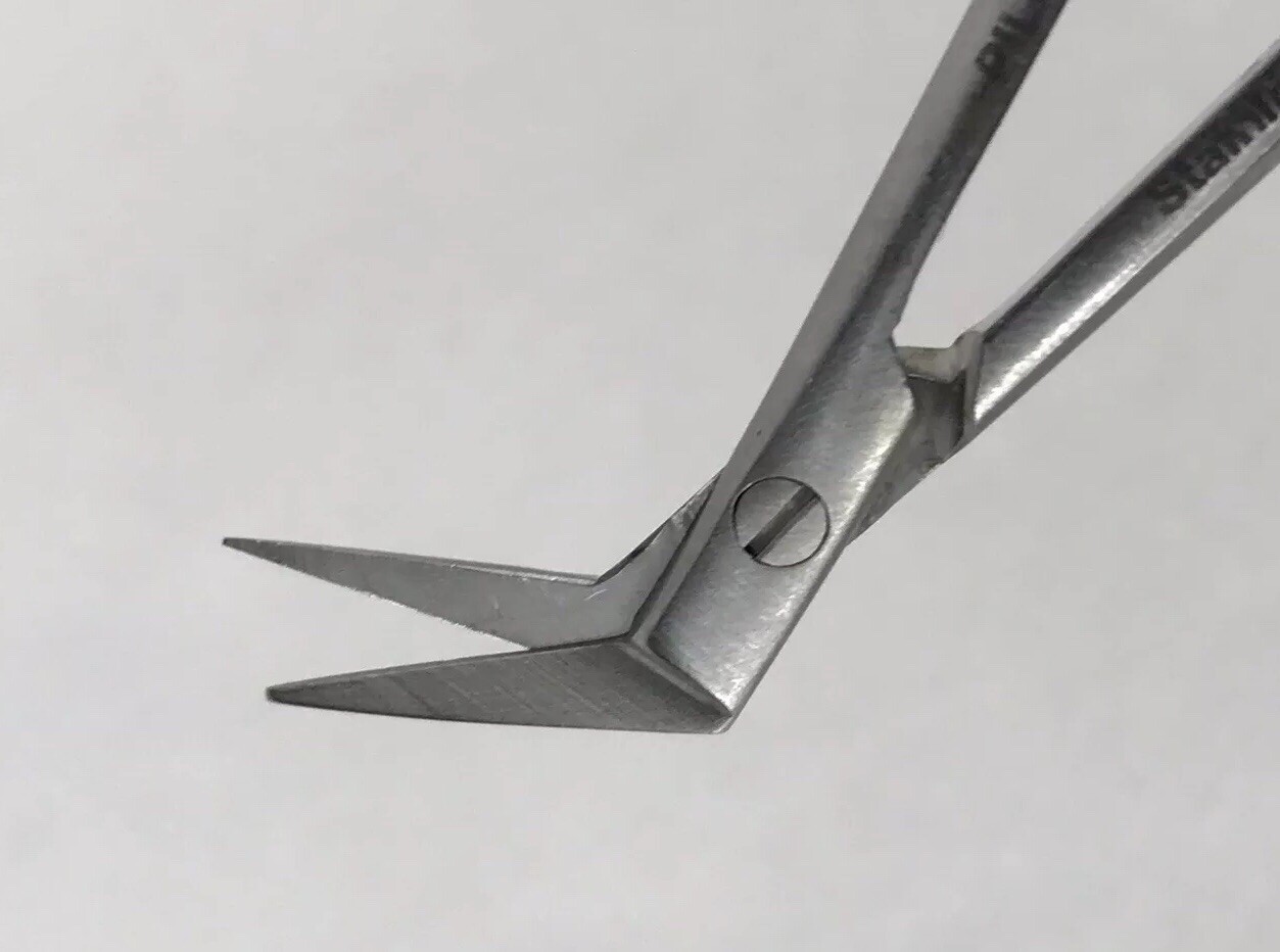 PILLING 352166 Pilling Coronary Potts Scissors Angled 60° 16mm Blades 7 ...