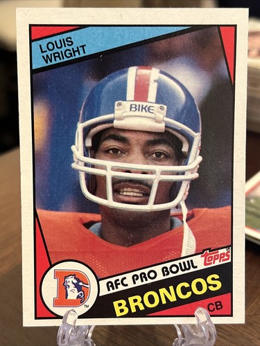 1984 Topps Football #72 Louis Wright Denver Broncos | eBay