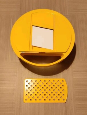 Vintage Tupperware 1849 Yellow Grater Cutting Board Slicer Set | eBay