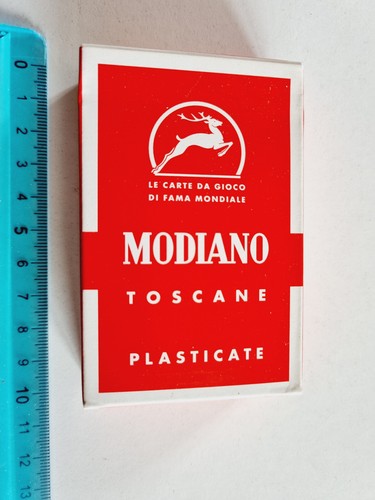 CARTE DA GIOCO TOSCANE MODIANO SIGILLATE VINTAGE ORIGINAL PLAYING CARDS ...