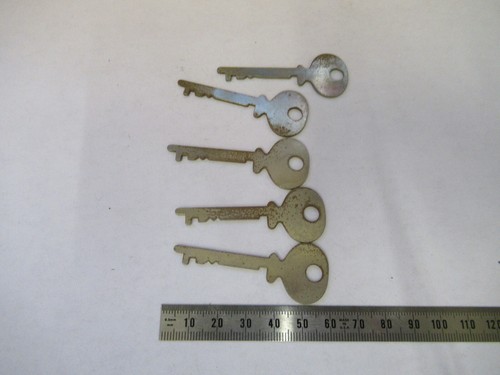 LOT ASSORTED CUSTODIA KEYS BLANKS MICROSCOPE PART AS PICTURED &H1-B-60 ...