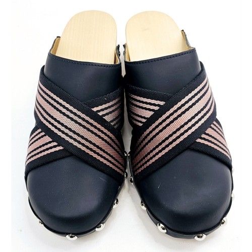 Hunter Original Women's Play Clog Crisscross Blue/Rose Studded Sz 9 NEW ...