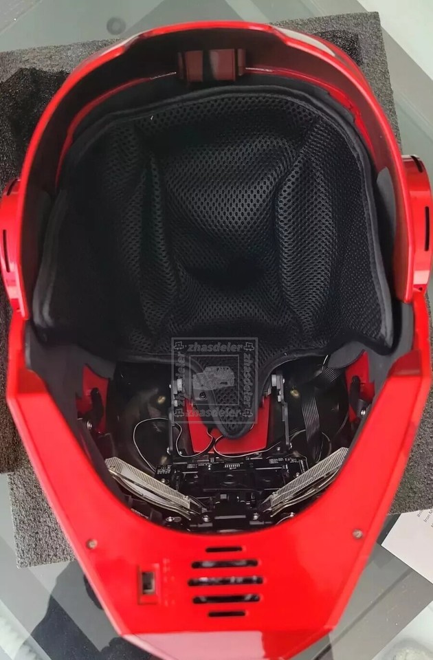 Iron Man Gold MK5 Helmet Electronic Voice Activated Open&Close Mask ...