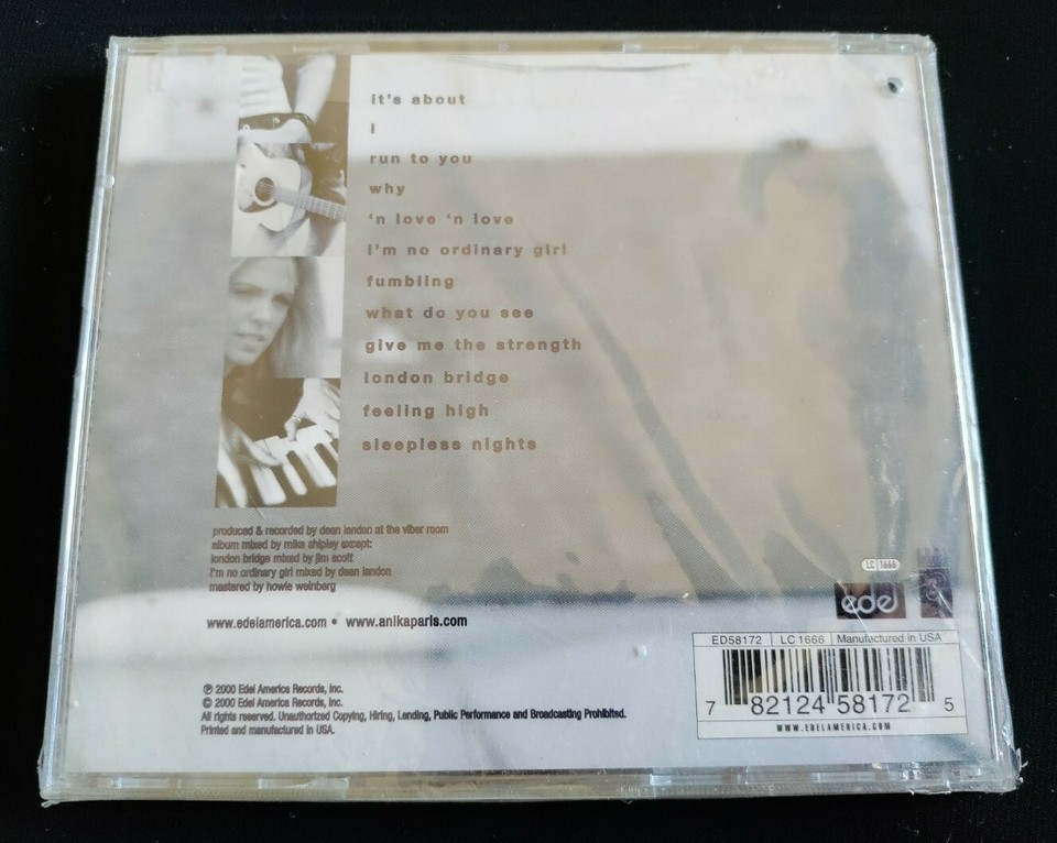 On Gardner Street - Anika Paris - Edel America Records 2000 - CD | eBay