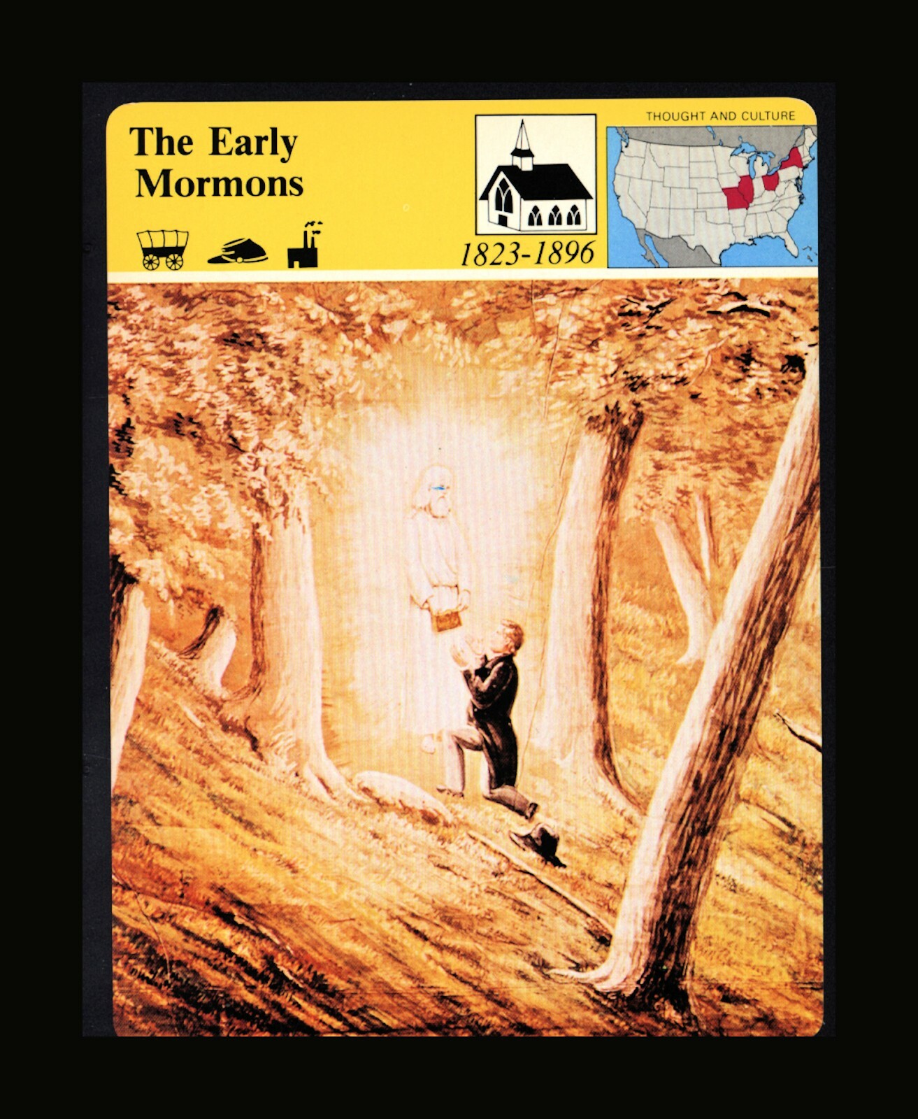 1979 Panarizon Early Mormons Thought & Culture Story America Card | eBay