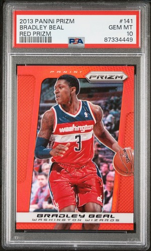 2013-14 PANINI PRIZM RED PRIZM BRADLEY BEAL #141 PSA 10 | eBay