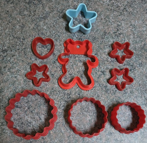 Vintage Set of 9 Multiple Shapes Cookie Cutters | eBay