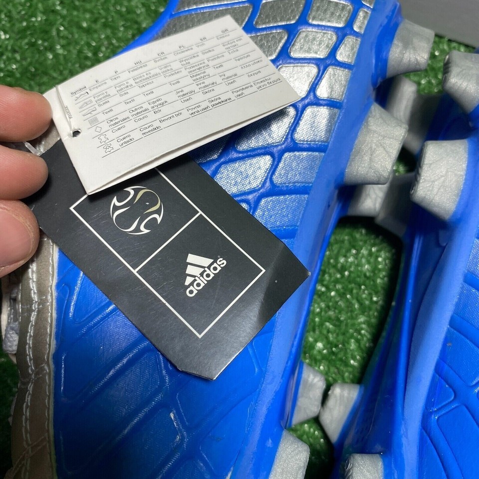 NEW RARE 2004 Adidas F50 Spider Blue Silver FG 7.5 US Predator Total 90 ...