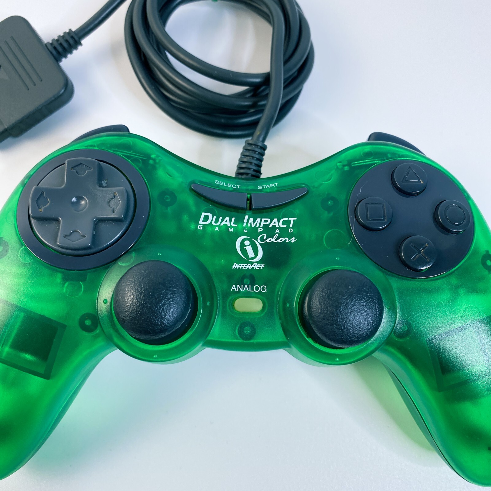 Playstation 2 PS2 Controller Green InterAct Analog Dual Impact Colors ...